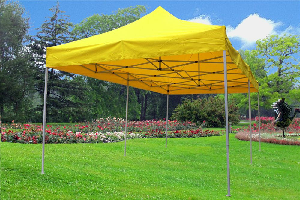 F Model 10'x20' Yellow - Pop Up Tent Pro – Deltacanopy