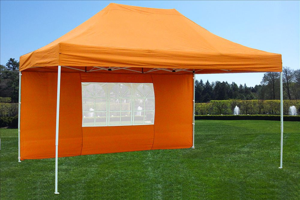 Orange 10'x15' Pop Up Tent Pro - F Model. Unique color pop up canopy ...