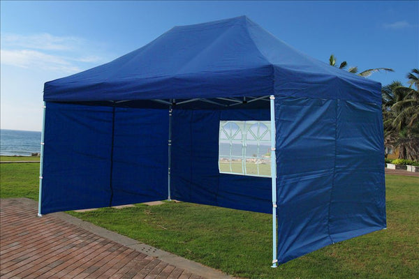 Navy Blue 10'x15' Pop Up Tent Pro - F Model. Custom pop up canopy