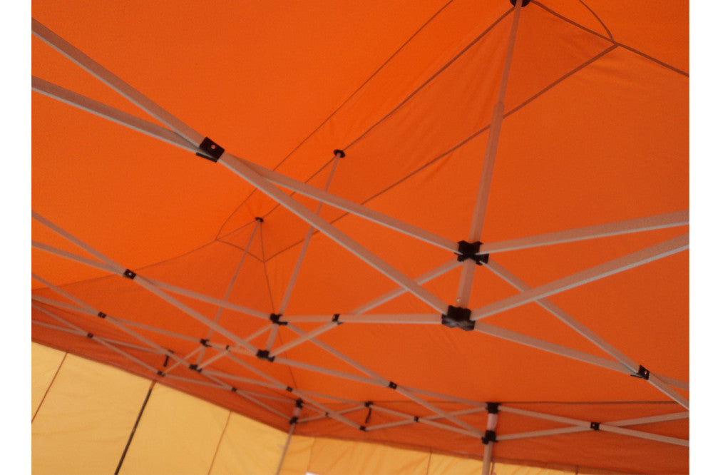 F Model 10'x20' Burnt Orange - Pop Up Tent Pro – Deltacanopy